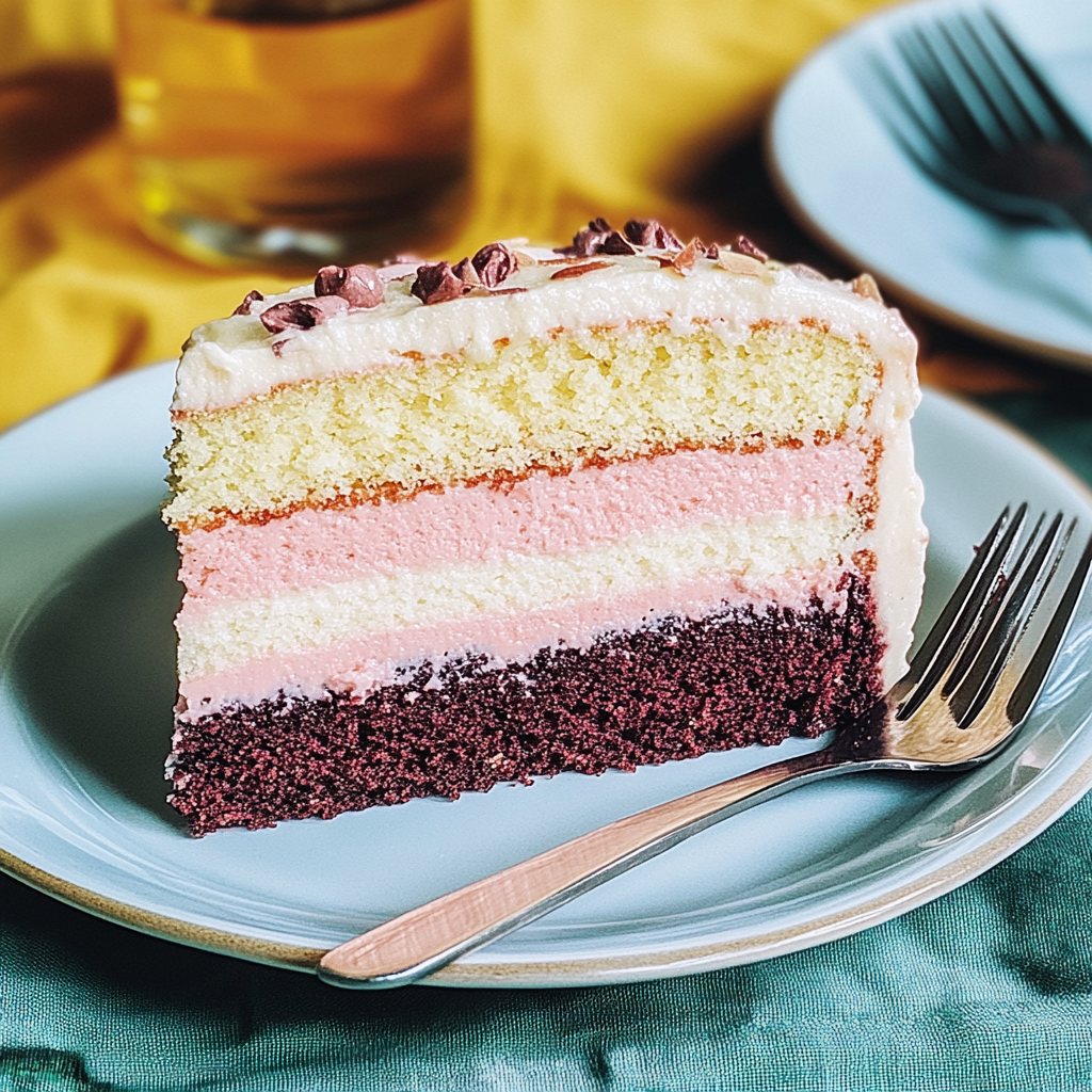 Decadent Neapolitan Cake