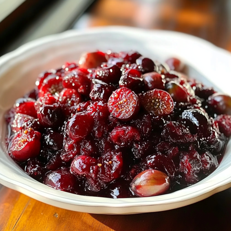 Sweet Cranberry and Fig Relish