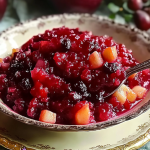 Cranberry-Apple-Ginger Relish